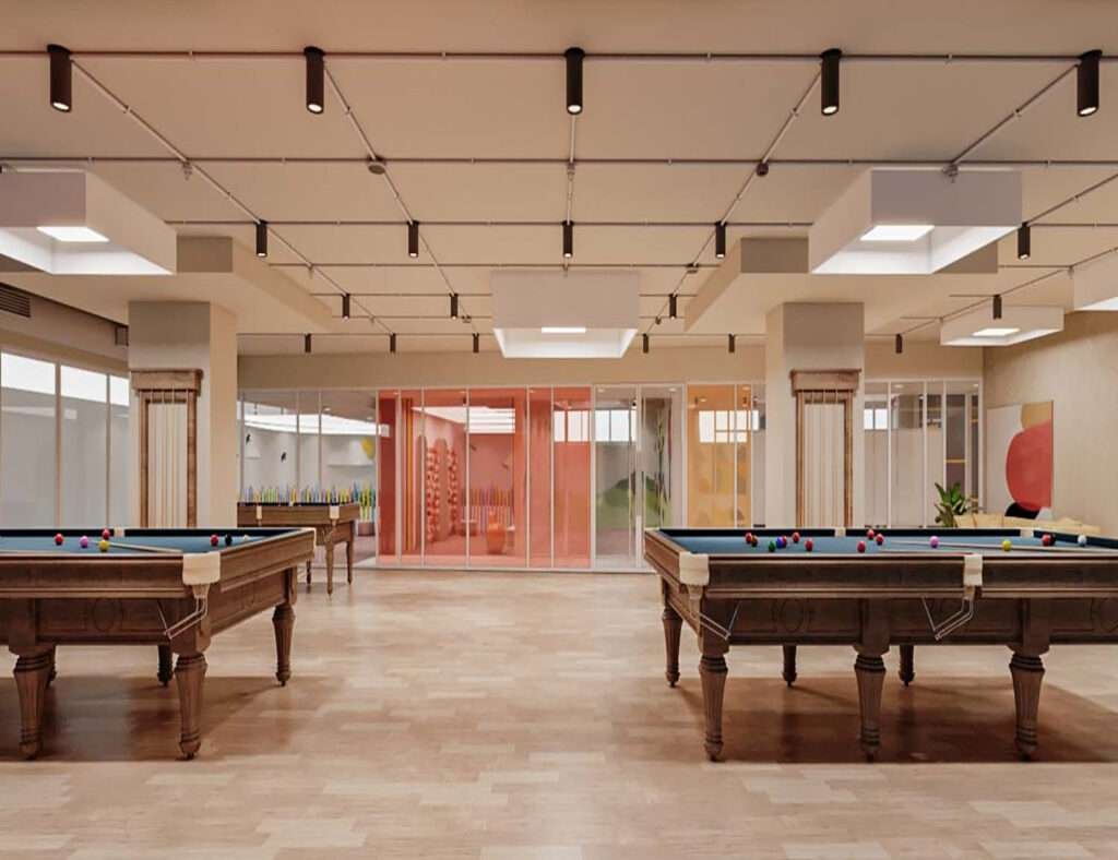 Modern club house interior designer | Ashleys